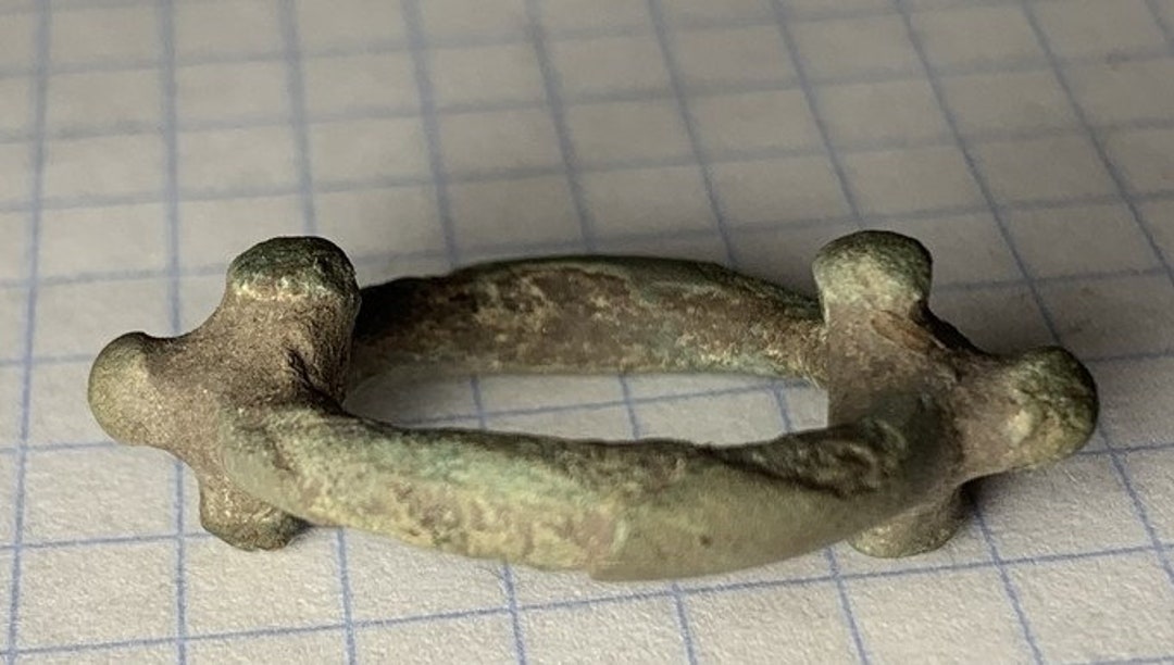 Scythian Paired Spiked Amulet Relic of Ancient Times, Ancient Artifact. Scythian Spiked Amulet ...