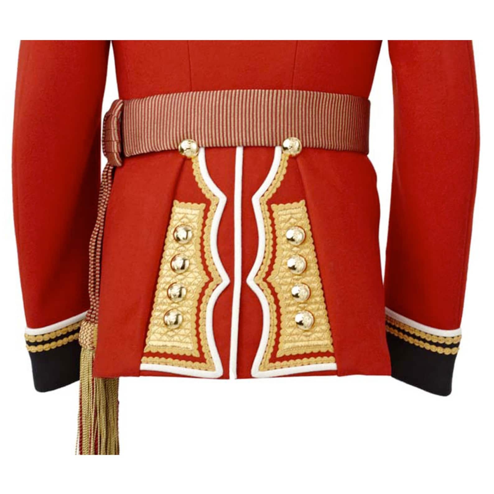 New Handmade Men's Coldstream Guards Lieutenant's Parade Tunic Jacket ...