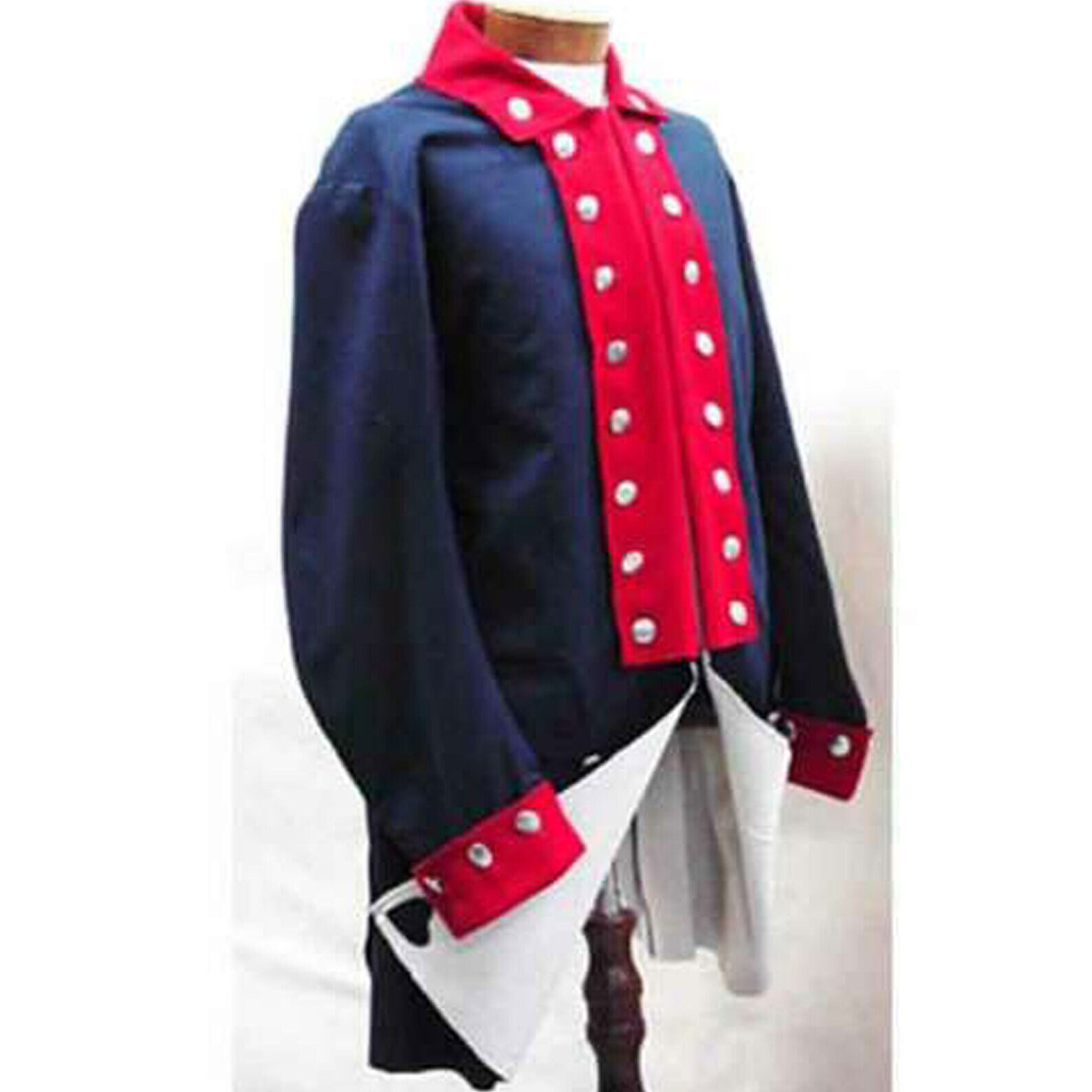 New 1789 Royal British Army Tailcoat Men's Patriot Screen-worn British ...