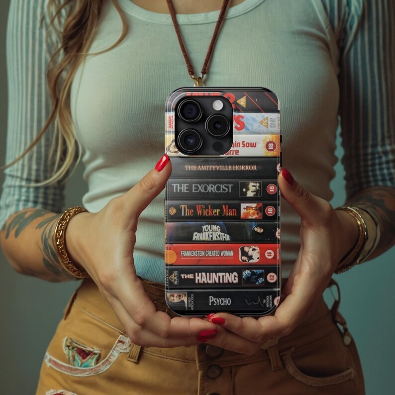 Classic Horror Flick VHS Phone Case Retro Protective Durable Cover ...
