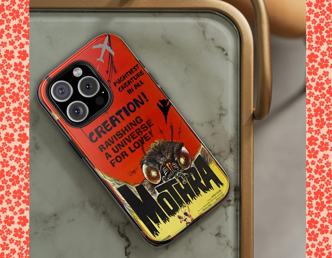 Kaiju Mothra Godzilla Samsung iPhone Case Fan Art Protective Durable ...