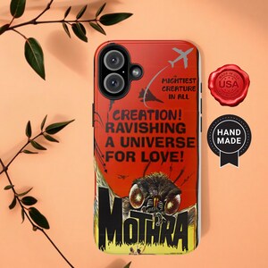 Mothra Phone Case Godzilla Kaiju Fan Art Protective Durable Stylish ...