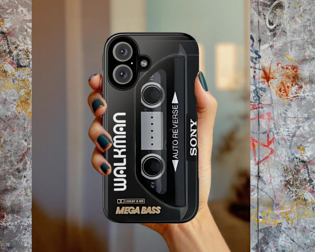 Retro Walkman Cassette Tape Phone Case Vintage 80s 90s Music Lover ...