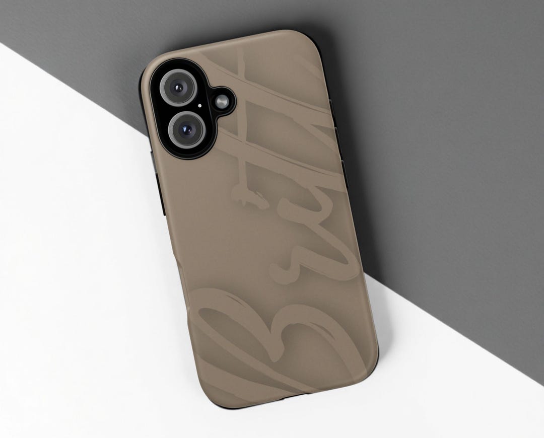 Signature Name in Sleek Matte Name Your Custom Phone Case Colors ...