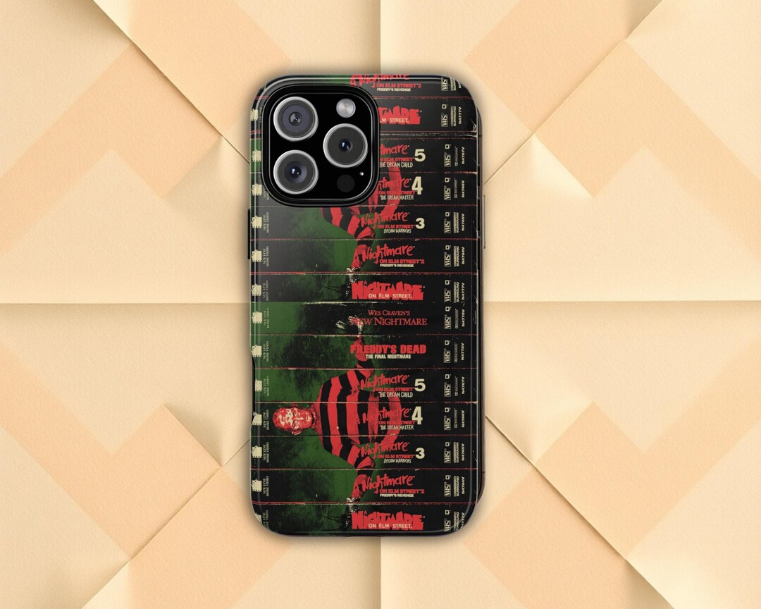 Classic Horror VHS Tape Phone Case – Freddy Krueger, Jason Voorhees ...