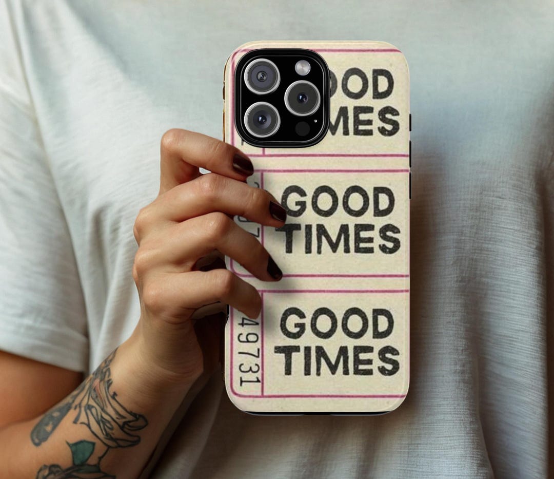 Carnival Ticket Phone Case, Retro Vintage Design, Slim Durable Cover ...