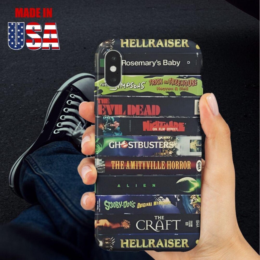 80's, 90's Vintage Slasher Gore Horror Scary Movie iPhone Retro VHS ...