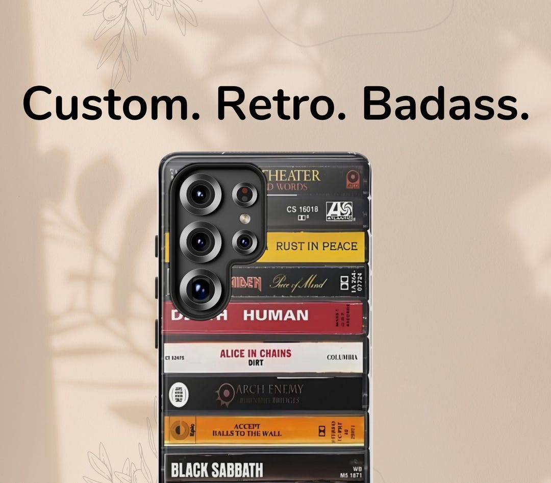 Personalized Retro Mixtape Tape Stack Phone Case Custom 80s 90s ...