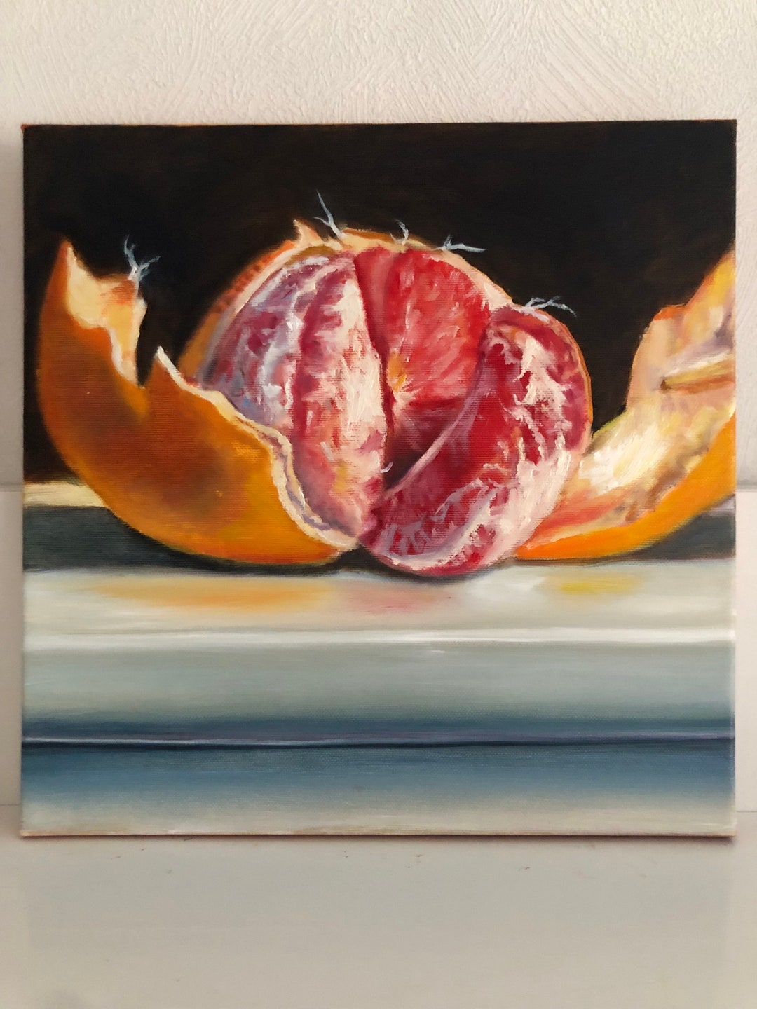 Oil Painting,magnificent Grapefruit,still Life, Fine Art, Oil on Canvas ...