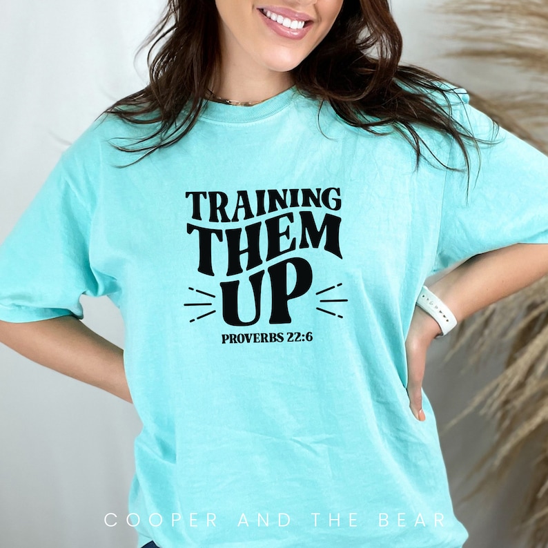 Training Them up T Shirt, Proverbs 22:6, Kid's Ministry Tee, Children's ...