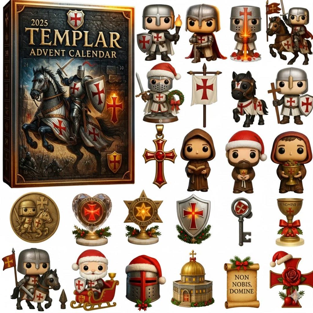 Knights Templar 2025 Advent Calendar, Knights Templar Advent Calendar ...