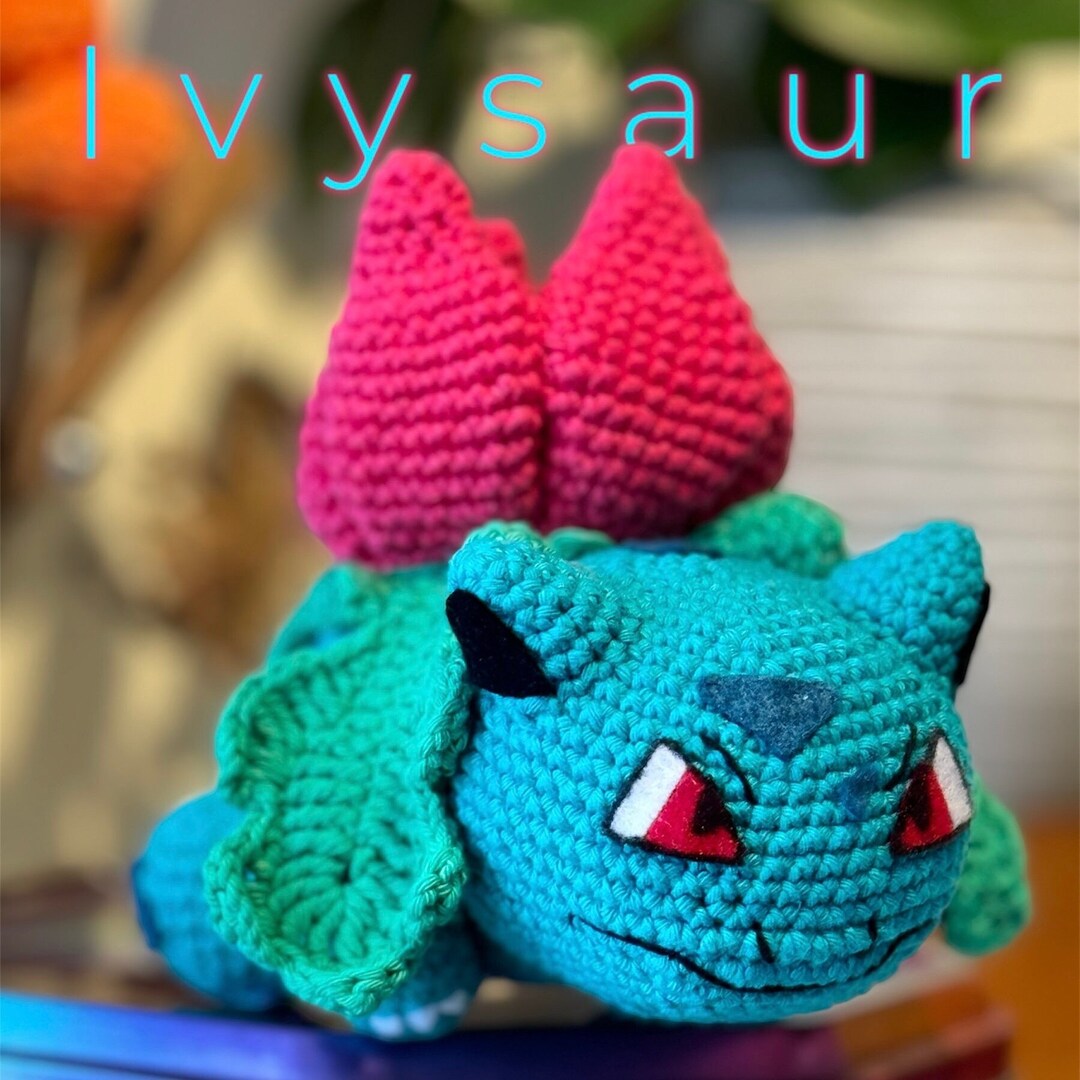 Made to Order: Ivysaur Handmade Ivysaur Plush Pokémon Toy crochet ...