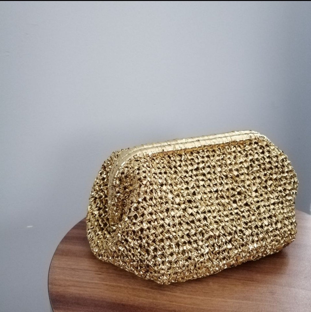 Handmade Woven Straw Bag, Bohemian Summer Beach Tote, Eco-friendly ...