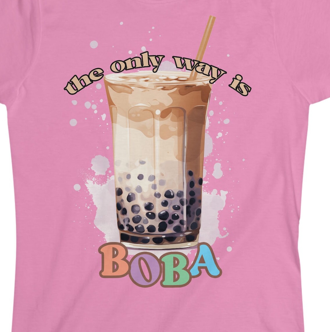 Boba Tea Women's Softstyle Tee, Bubble Tea Tee, Bubble Tee Graphic ...
