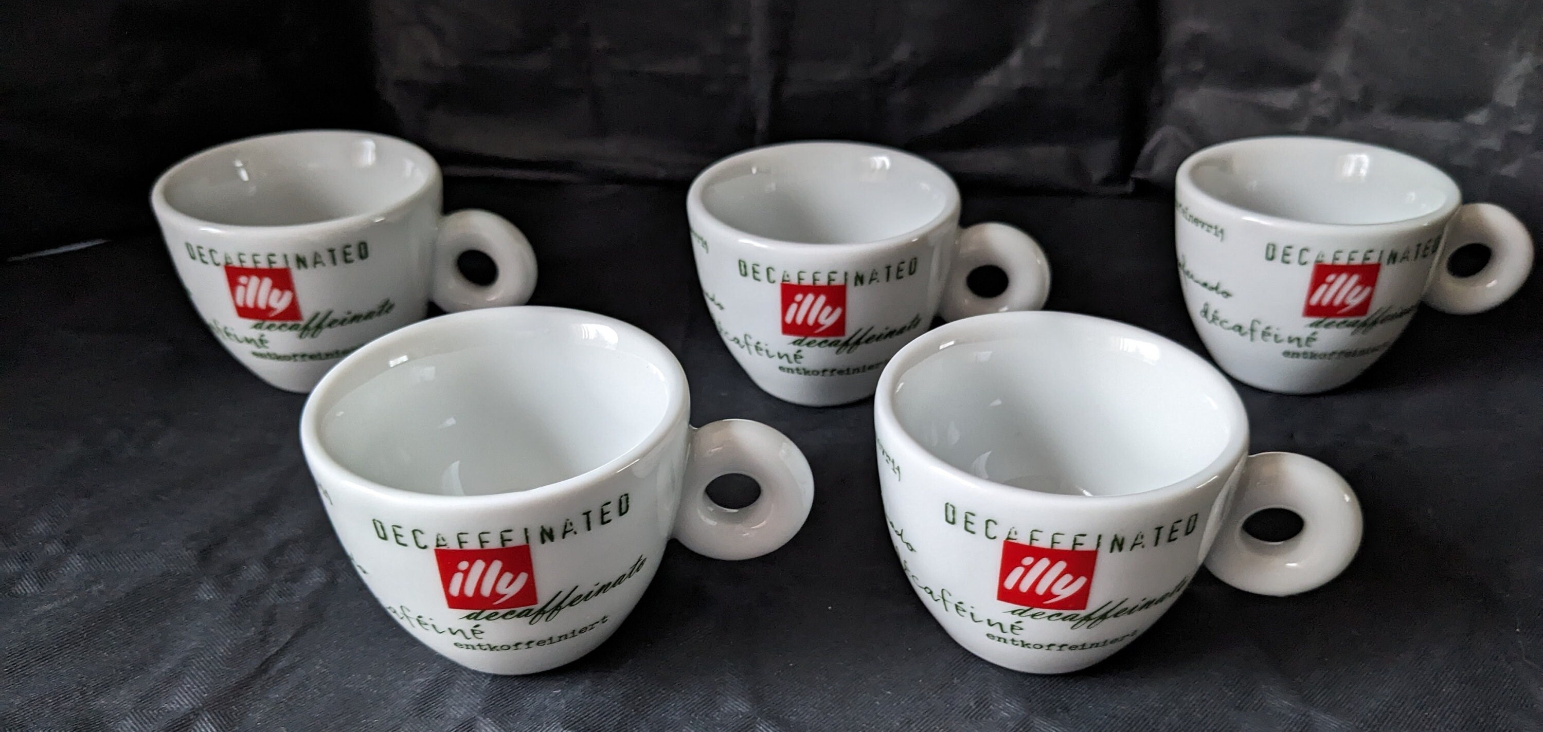 Illy Design Decaffeinated Porcelain Espresso Cups - Etsy