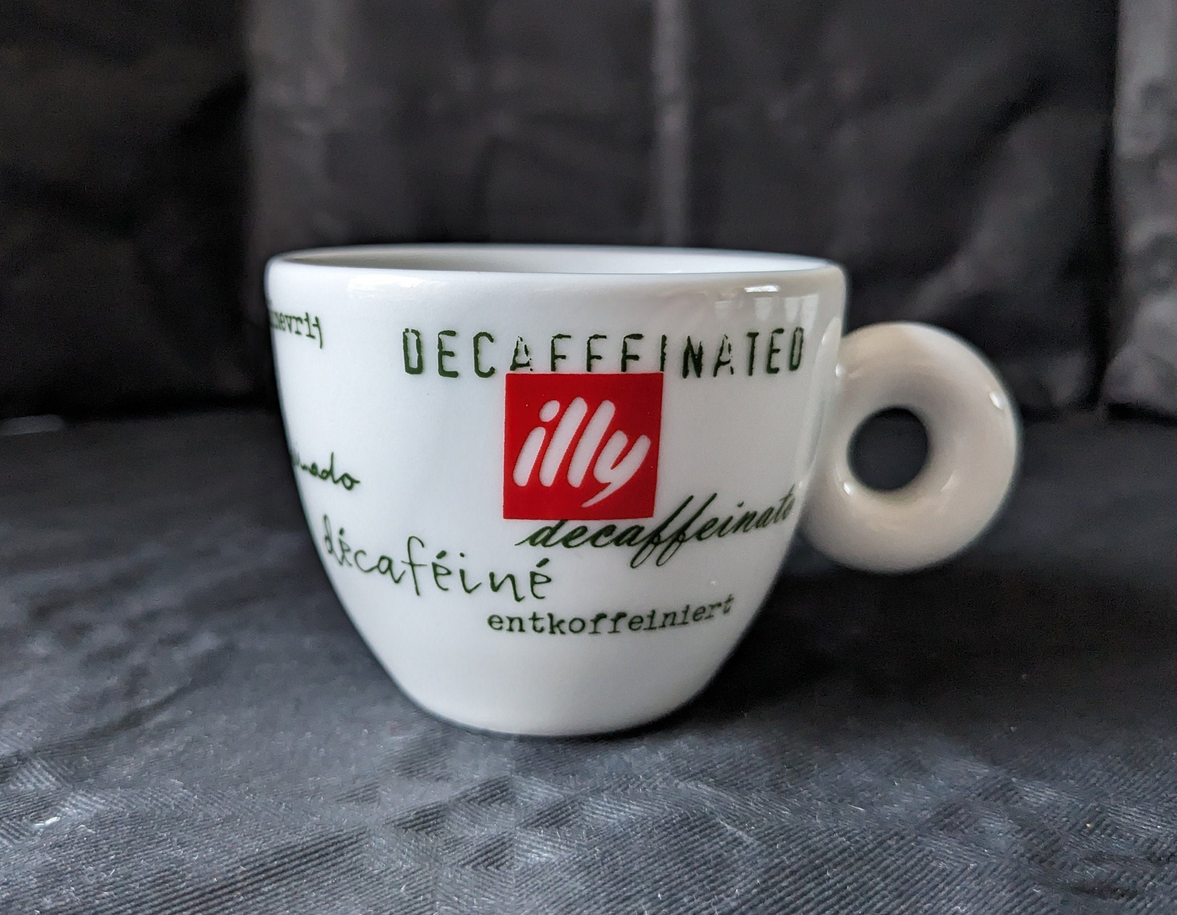 Illy Design Decaffeinated Porcelain Espresso Cups - Etsy
