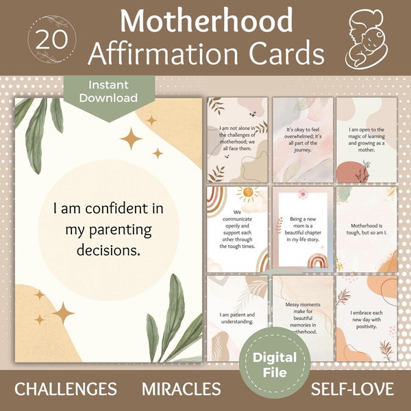 Affirmation Cards - Etsy