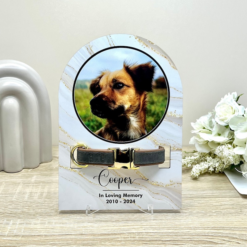 Dog Collar Memorial - Etsy