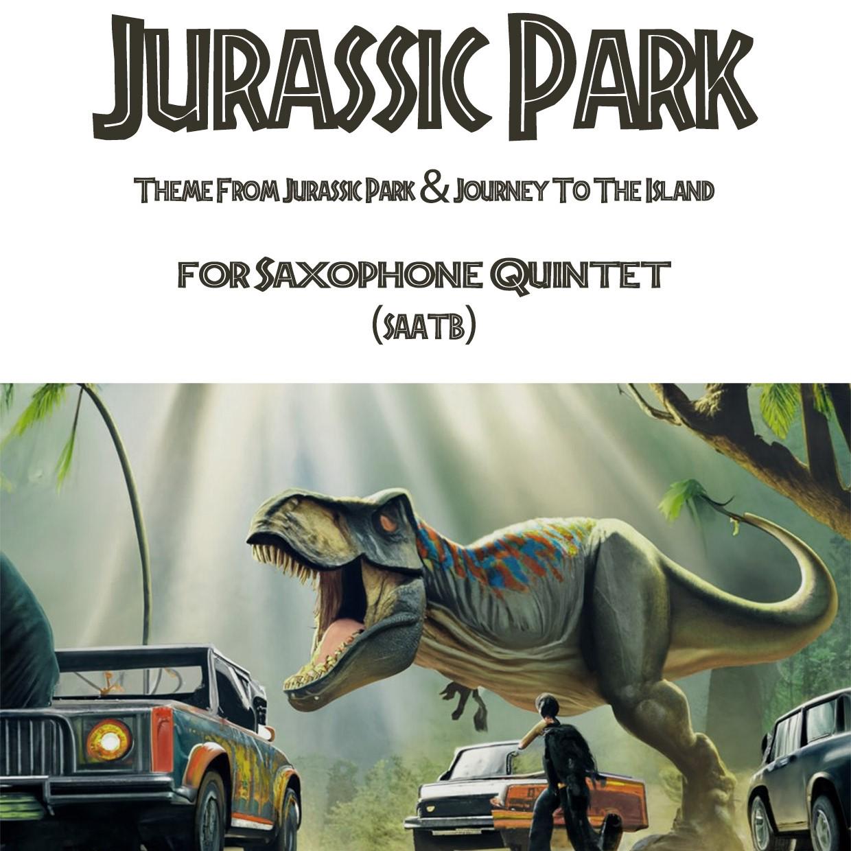 Jurassic Park Themes by John Williams for Saxophone Quintet (SAATB) - Etsy