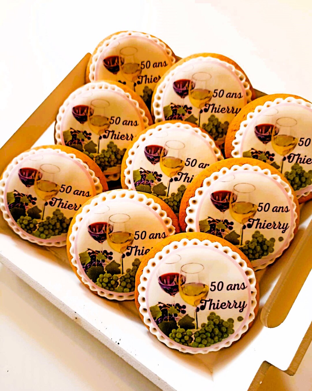 Set of 5 Personalized Birthday Cookies - Etsy Canada