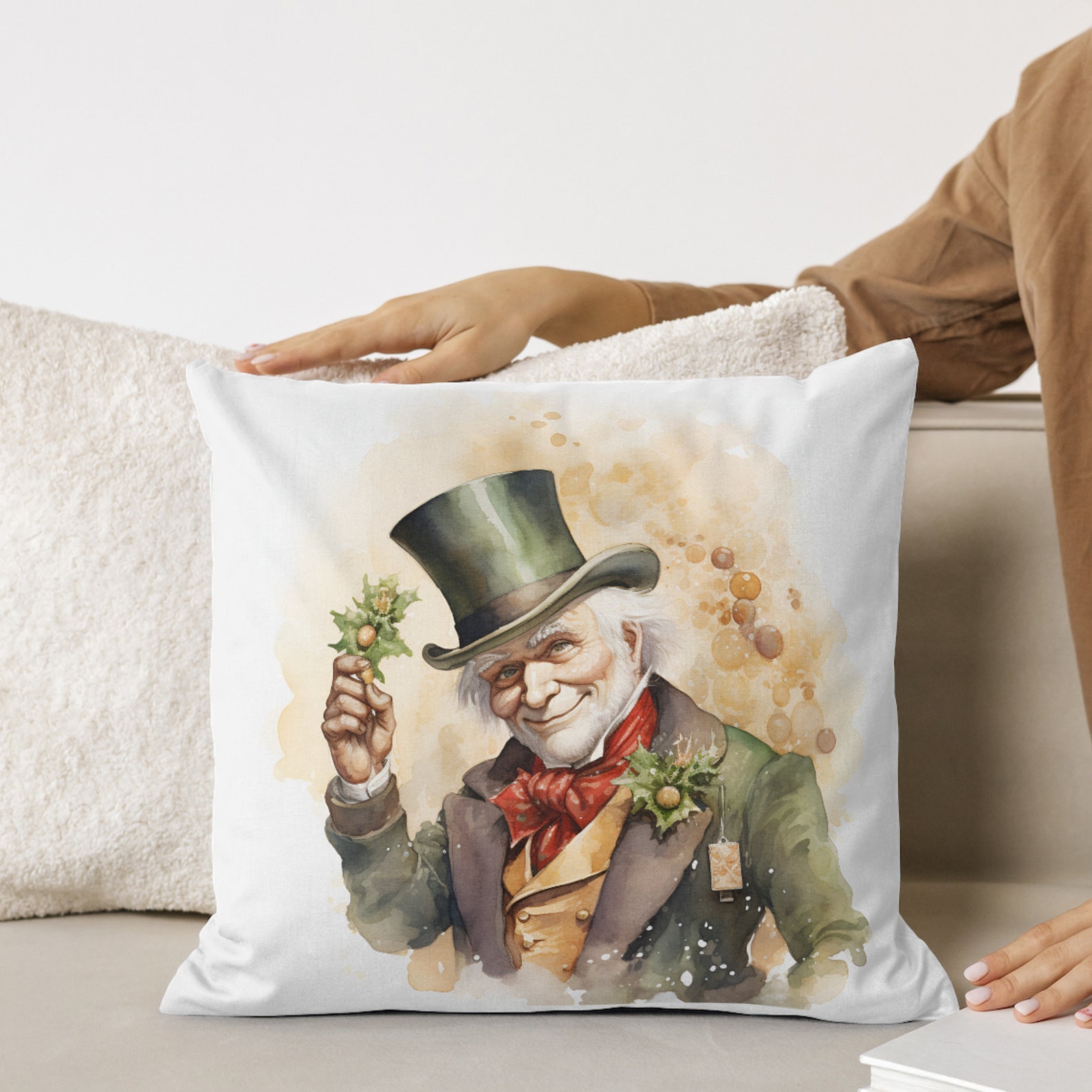 Ebenezer Scrooge Christmas Clipart JPG File Scrooge Portrait Commercial ...