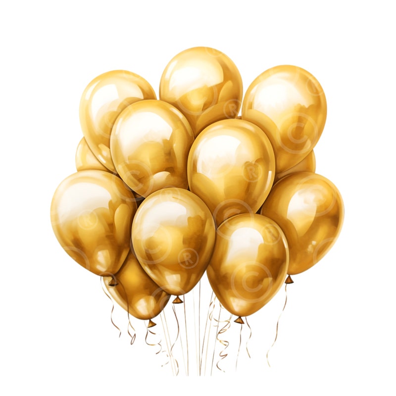 Gold Balloons - Etsy