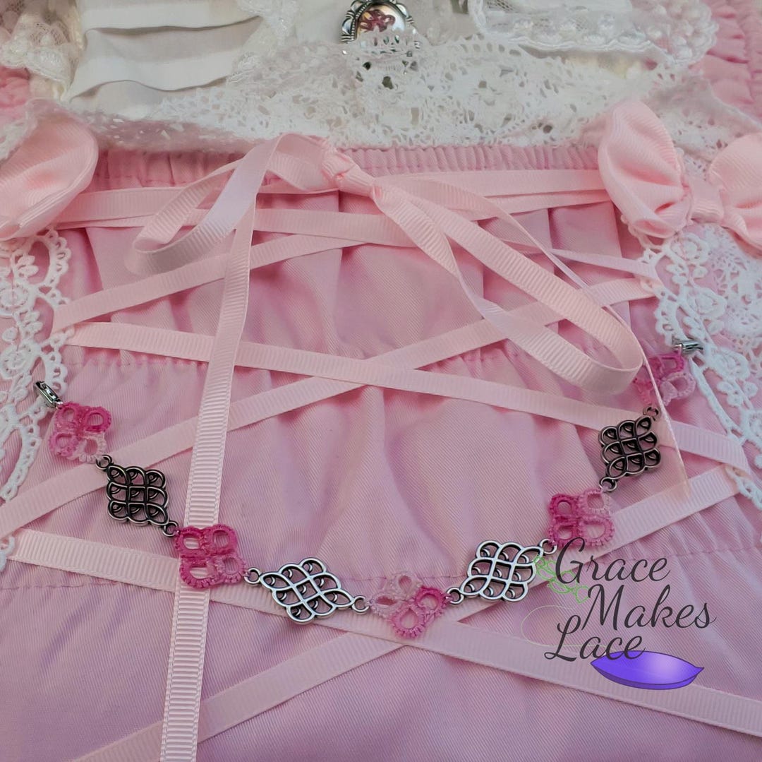 The Minutiae: Decorative Handmade Lace and Metal Bodice Jewelry for EGL ...