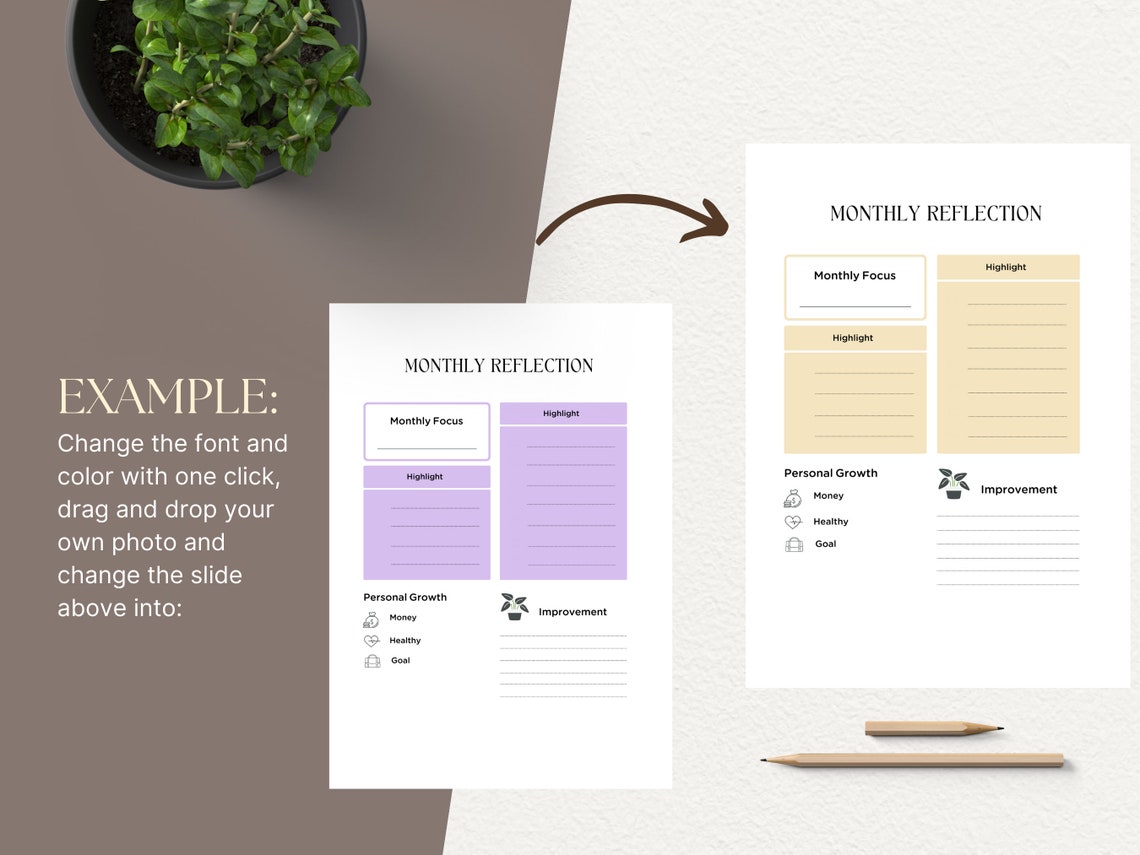 Printable Dated Monthly Purple 2024 Calendar Planner, Editable Canva ...