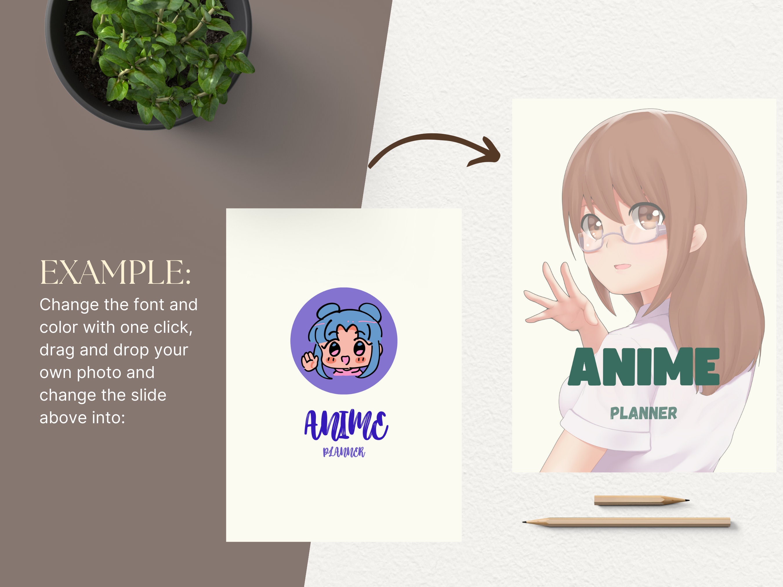 Plan Your Anime Journey Digital Canva Anime Planner, Episode Organizer ...