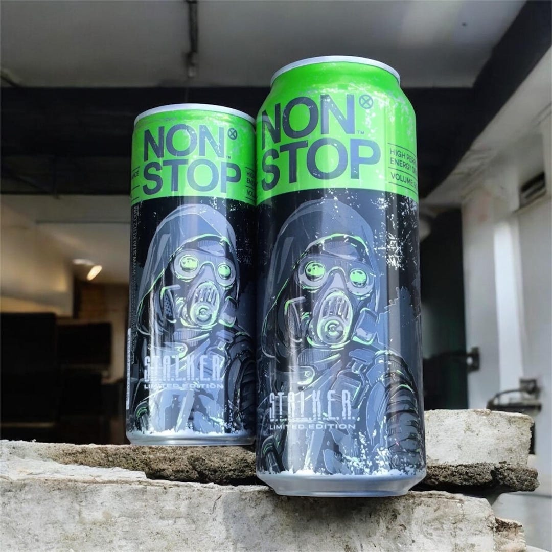 Non Stop STALKER Energy Drink – Limited Edition | Inspired by S.T.A.L.K ...