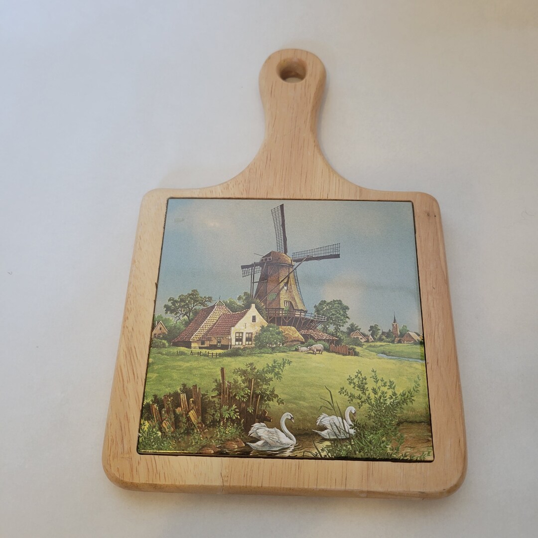 Cheese/cutting Board/trivet Handcrafred by Ter Steege Made in Holland ...