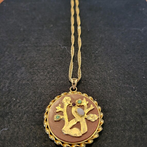 Sandstone Pendant, Fu Symbol, Happines/Longevity Symb… - Gem