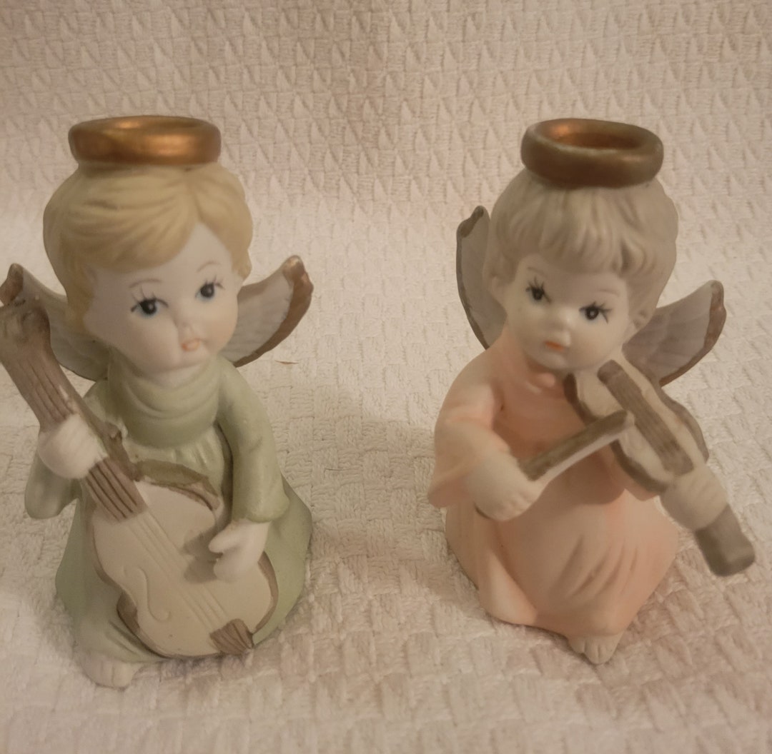 Lefton Christopher Collection Angel Figurines - Etsy