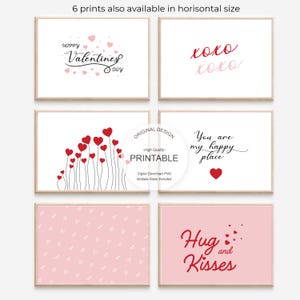 Valentine's Day Prints Bundle: Gallery Wall Set of 18 Printable Wall ...