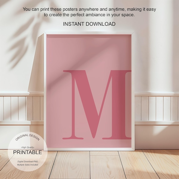 Letter M Print - Etsy