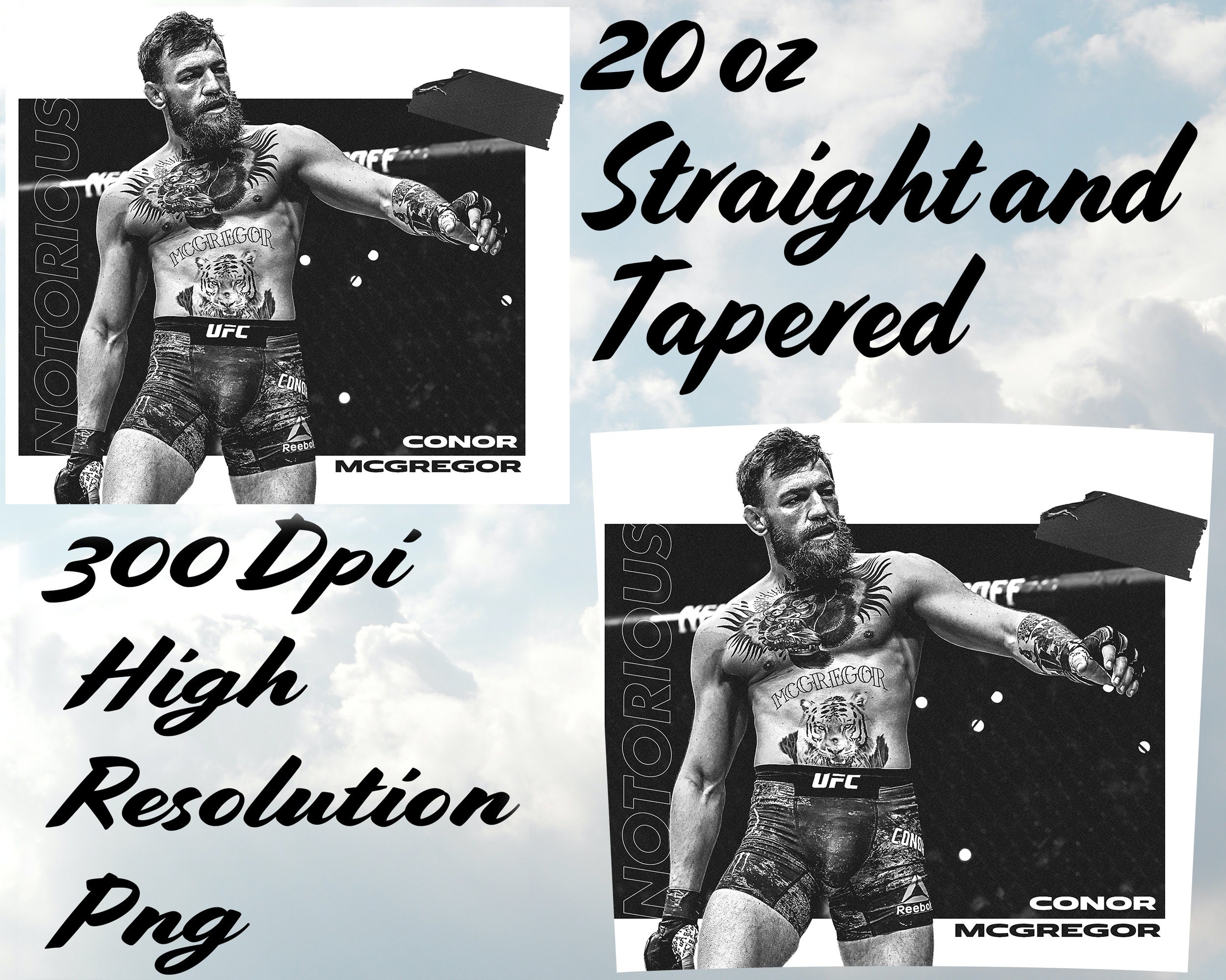 Conor Mcgregor Tumbler 20 Oz Skinny Stitch Tumbler Sublimation Designs ...