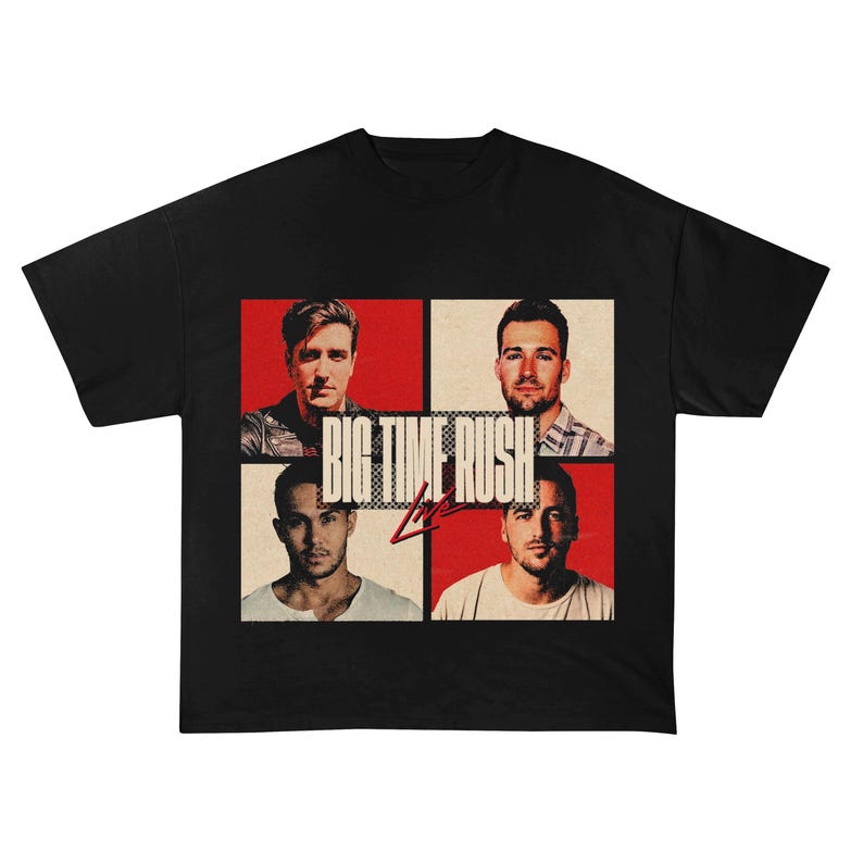 Big Time Rush in Real Life Worldwide Tour 2025 Shirt, Big Time Rush ...