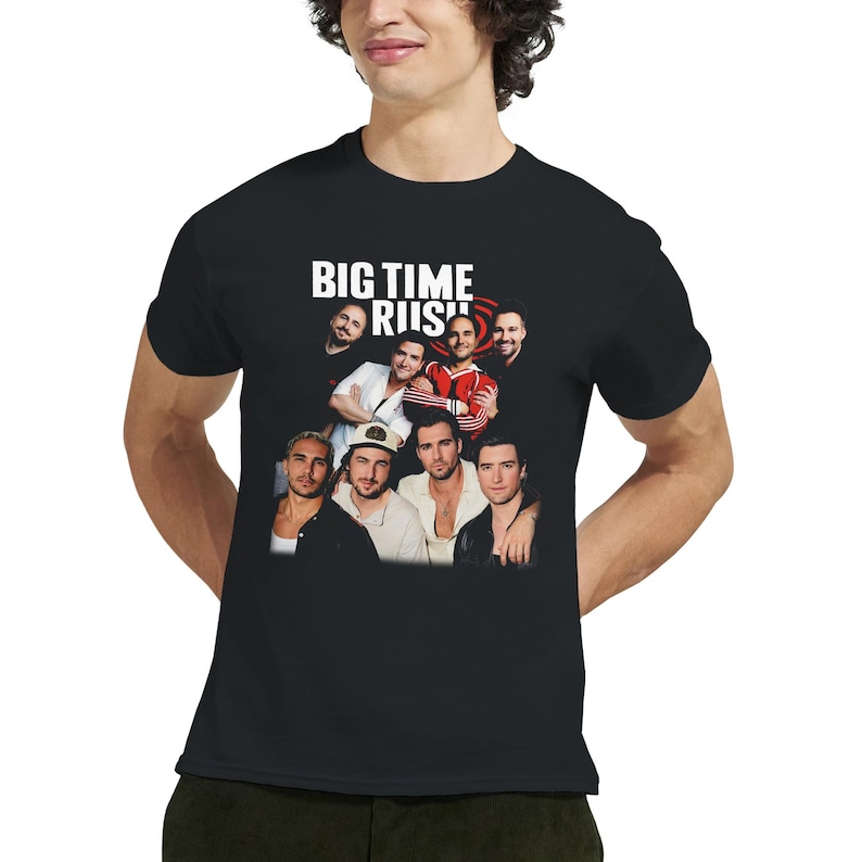 Big Time Rush in Real Life Worldwide Tour Shirt, Big Time Rush Graphic ...
