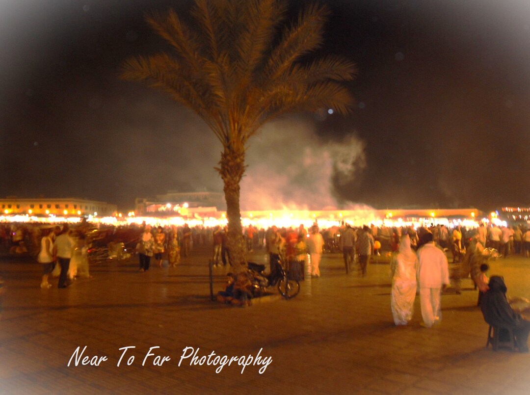 Museum Quality Photo of an Evening at Jimaa El-fina in Marrakech ...