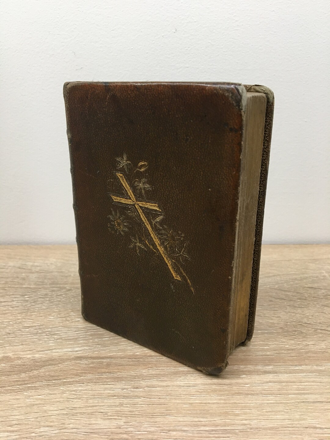 Old Leather Missal, France - Etsy