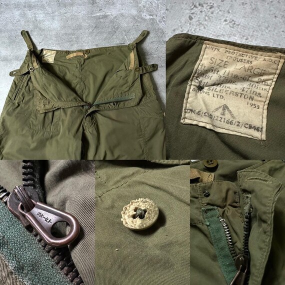 Vintage 1953 Pattern British Army Suits Protective Co… - Gem