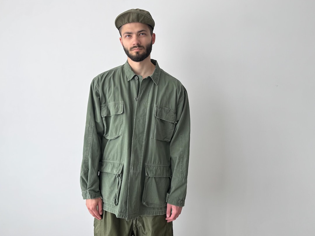 Buy Vintage 80s US Army M81 BDU Jacket – Woodland Camo Combat Coat ...