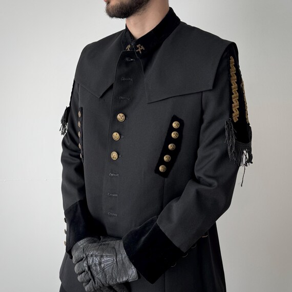 1960s Vintage German Work Miners Dress Uniform Coat -… - Gem