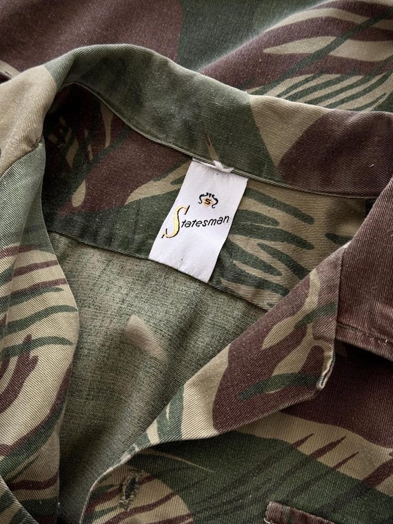 Vintage Original 1960s Rhodesian Army Camouflage Butt… - Gem