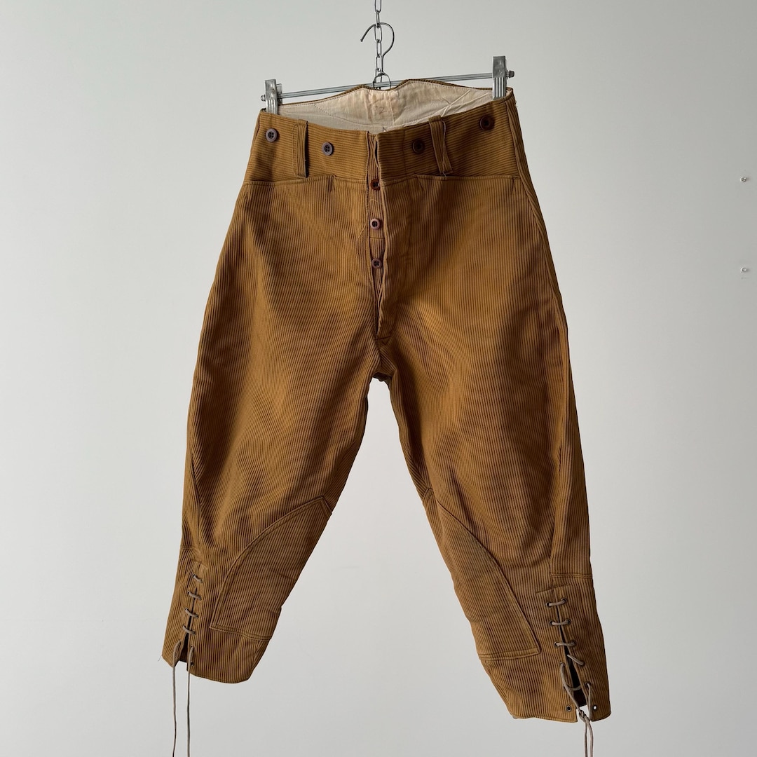 1960s Vintage European Riding Breeches - Brown Coutil Pique Pants ...