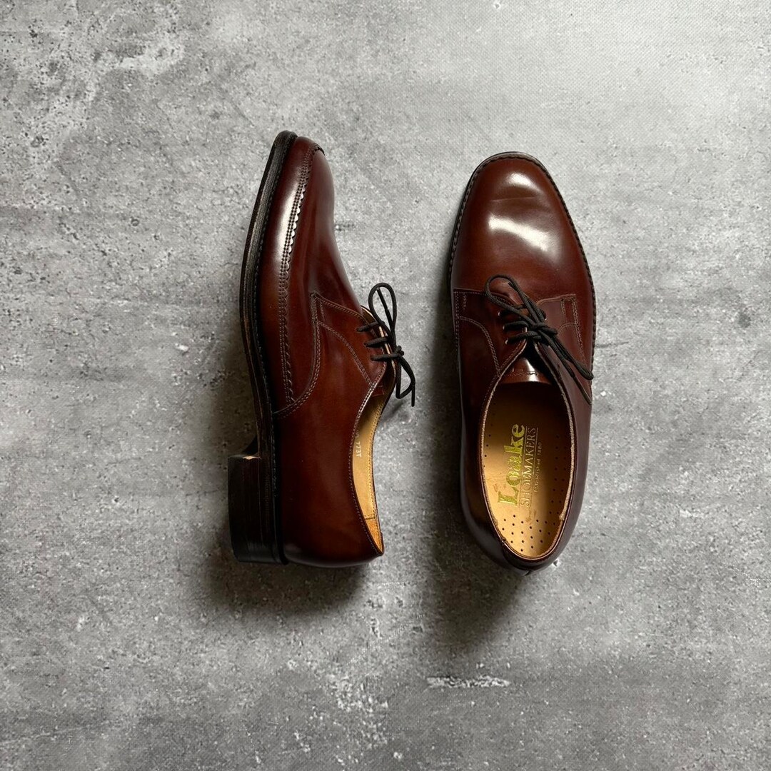 British England Loake 773T Chestnut Lace up Leather Oxford Drees Brown ...