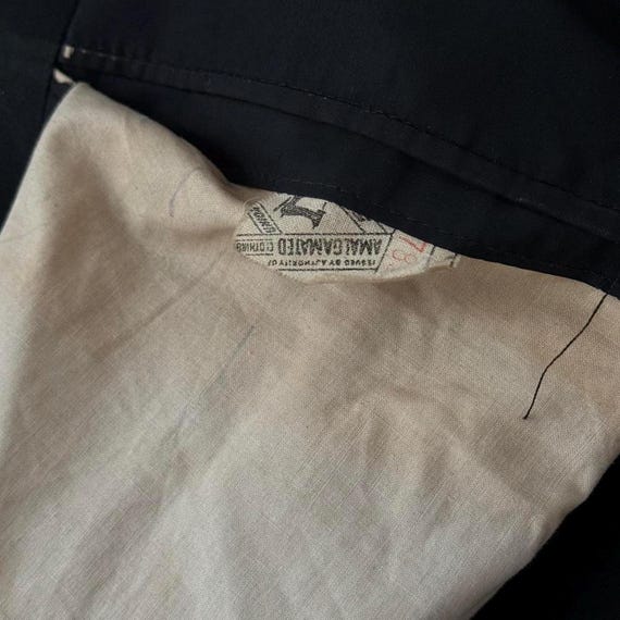 1960s Vintage American Union Label Black Tuxedo Blaze… - Gem