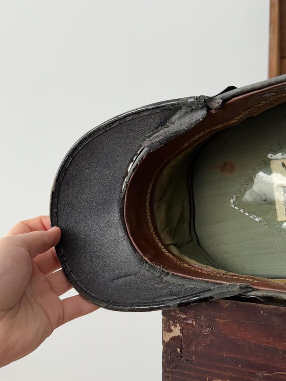 Antique 1930s Swiss Work Railway Conductor Cap - Vint… - Gem