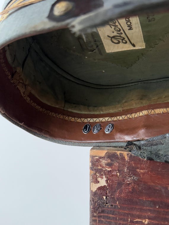 Antique 1930s Swiss Work Railway Conductor Cap - Vint… - Gem