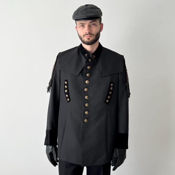 1960s Vintage German Work Miners Dress Uniform Coat -… - Gem